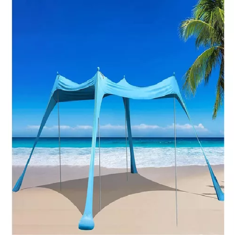 Tenda Gazebo Barraca De Praia Resiste Vento 4 Hastes + Bolsa