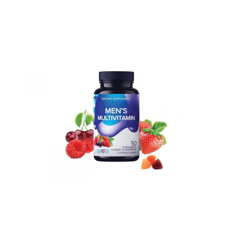 Multivitamínico Homens 50 Gomas Importado Pectina Livs Multivitamínico Homens 50 Gomas Importado Pectina Livs